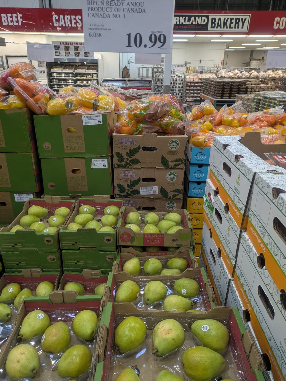 Canadian items at Costco