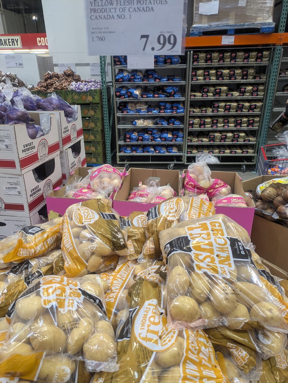 Canadian items at Costco