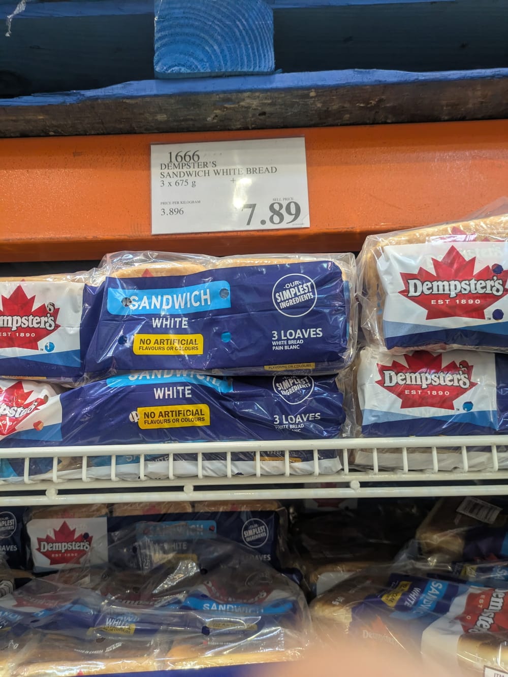 Canadian items at Costco