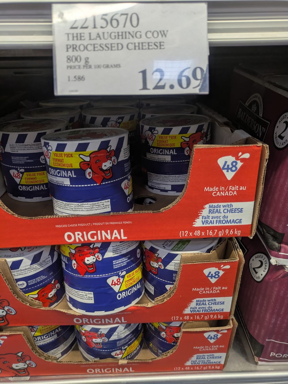 Canadian items at Costco