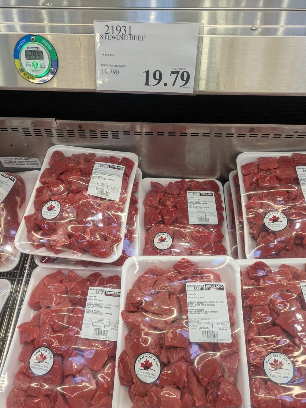Canadian items at Costco