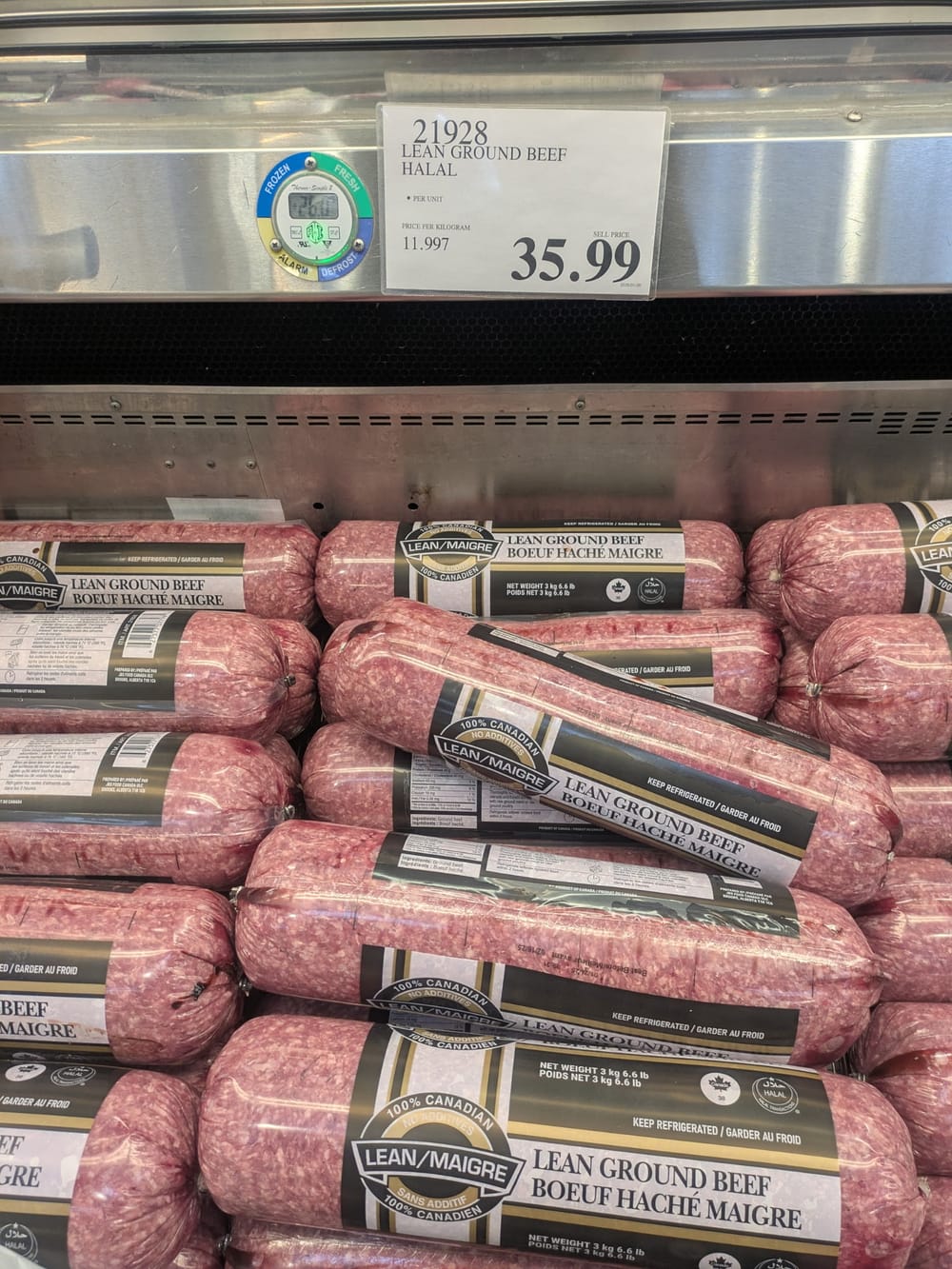 Canadian items at Costco