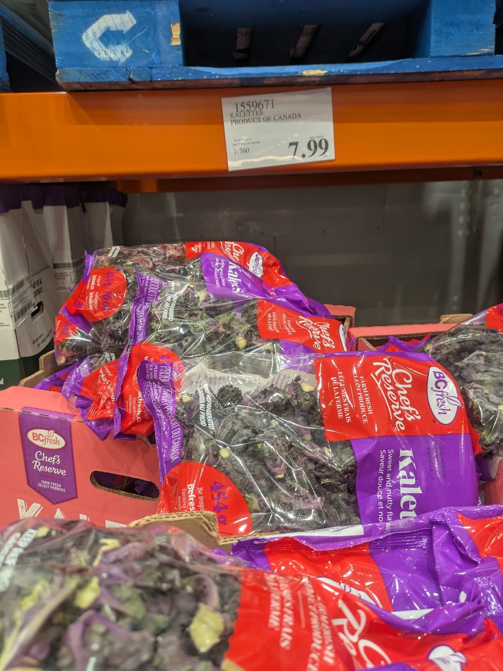 Canadian items at Costco