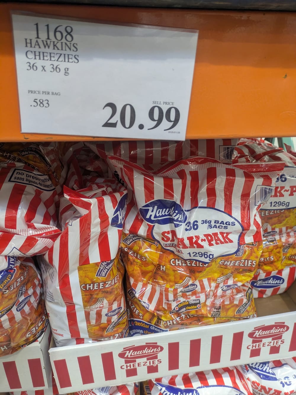Canadian items at Costco
