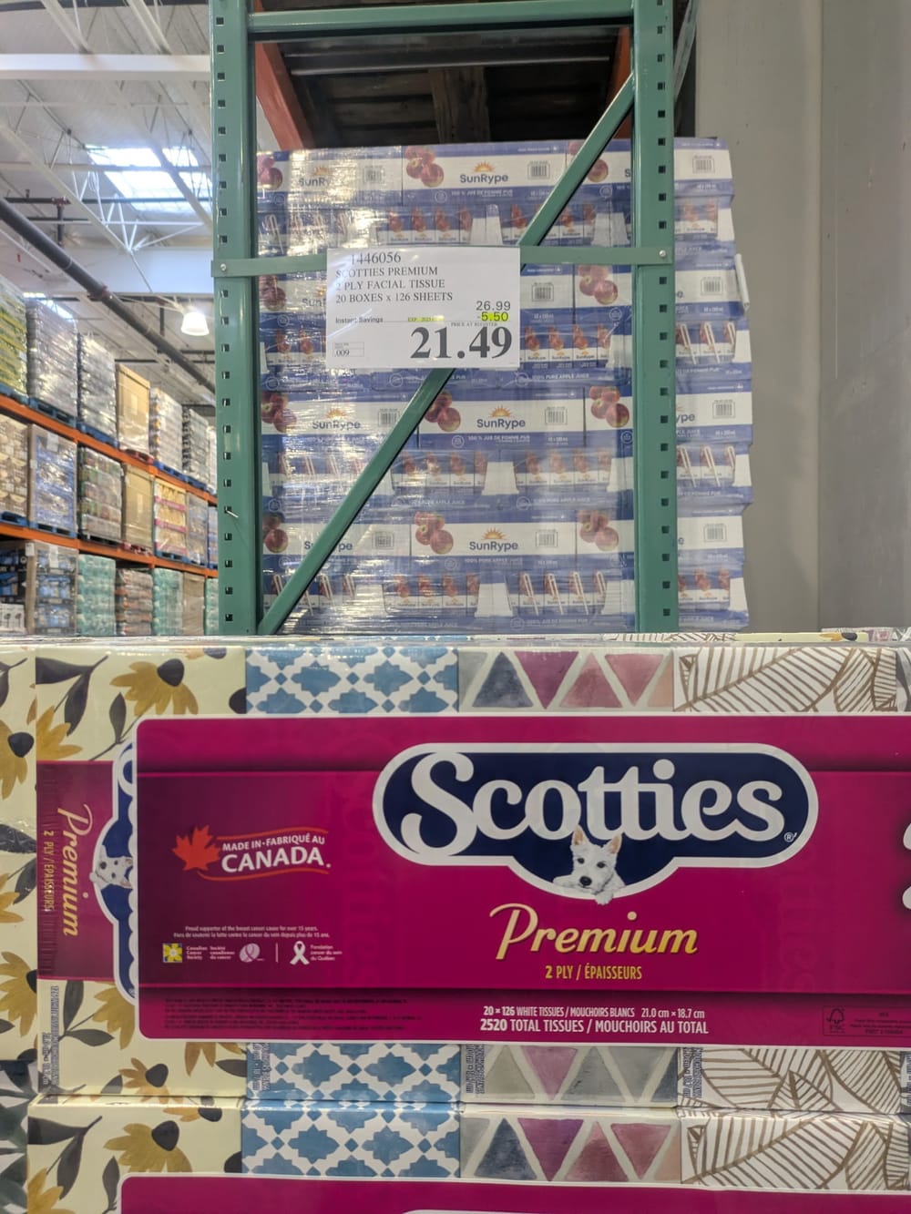 Canadian items at Costco