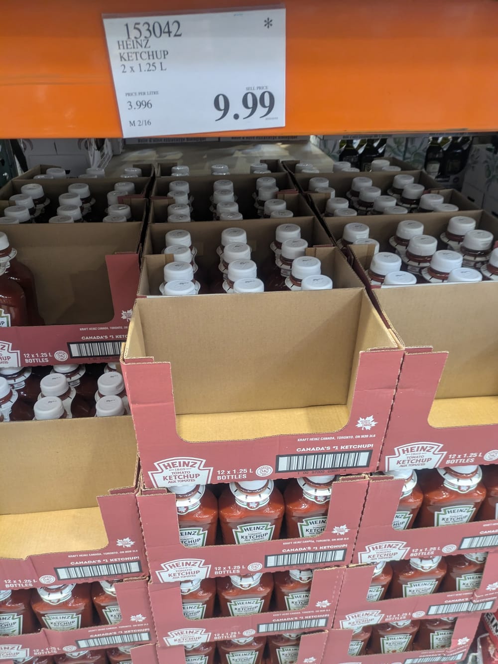 Canadian items at Costco