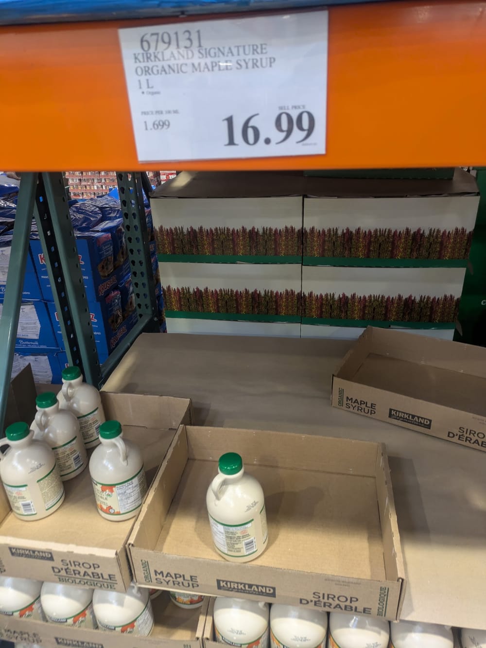 Canadian items at Costco