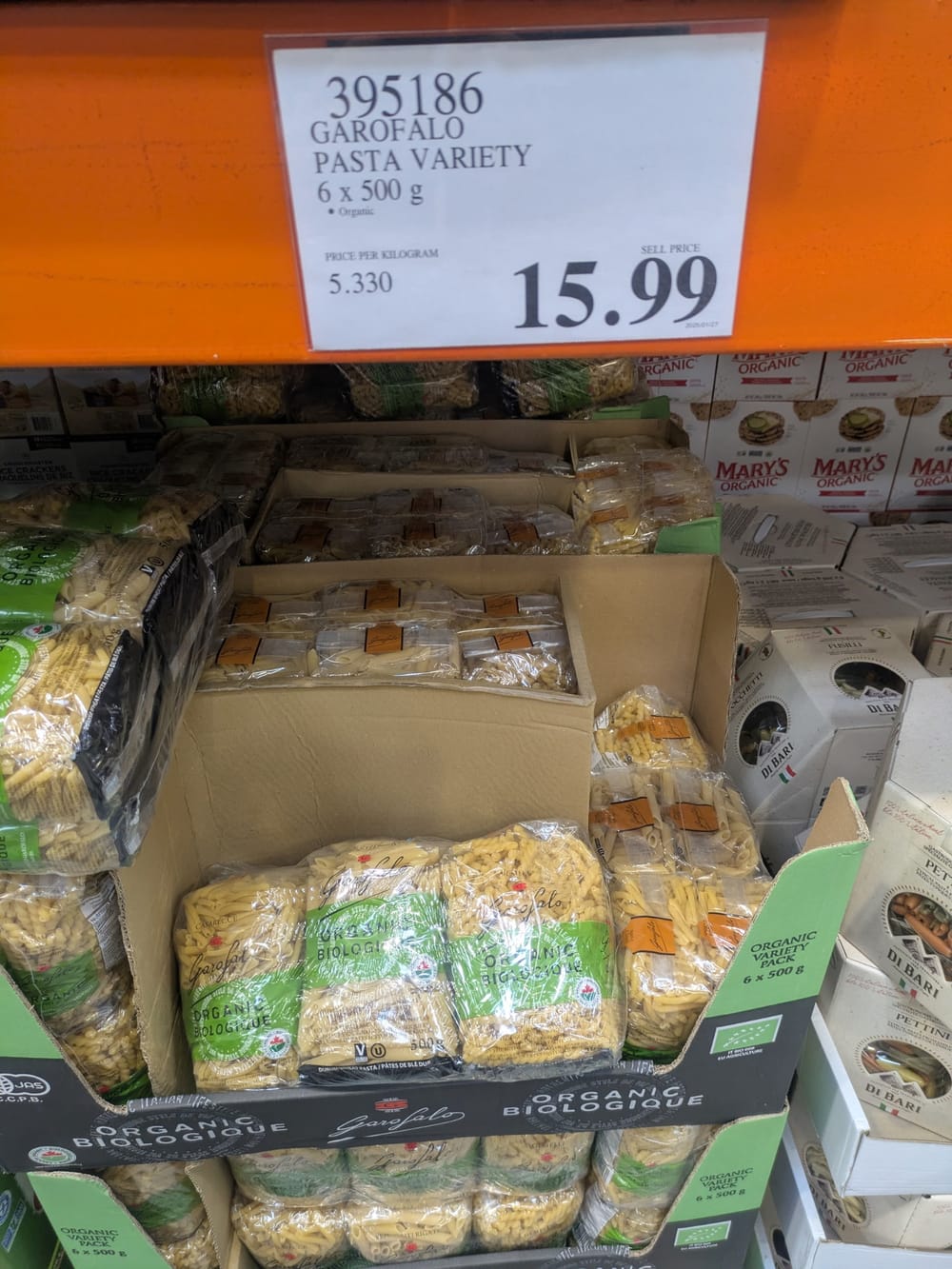 Canadian items at Costco