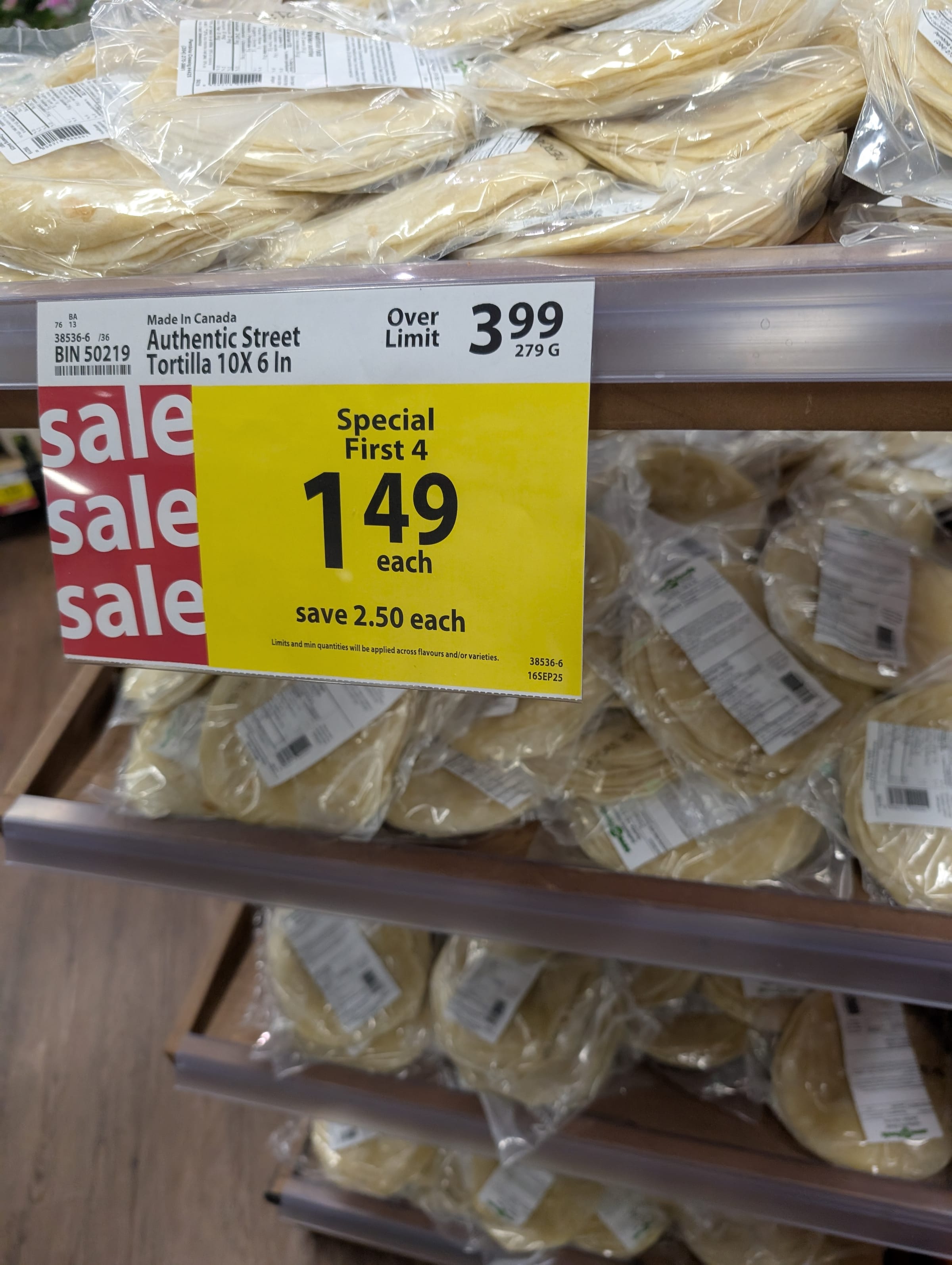 Save On Foods $1.49 day deals
