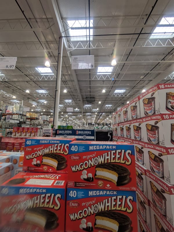 Canadian items at Costco