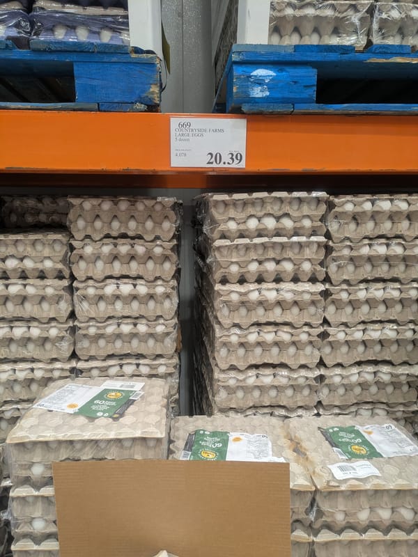 Canadian items at Costco
