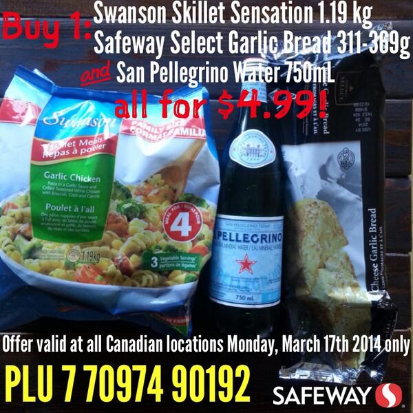 Safeway Monday $5 Meal Deal!!