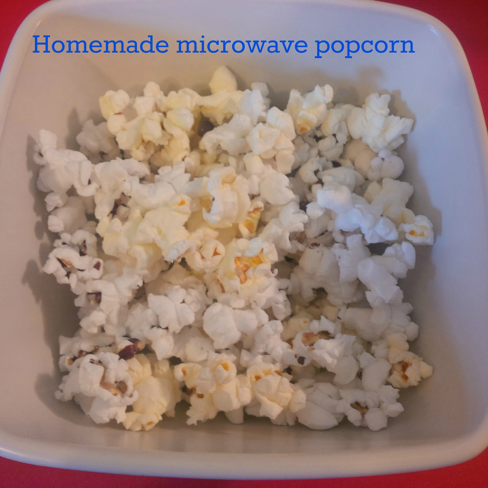 Homemade Microwave Popcorn for pennies!