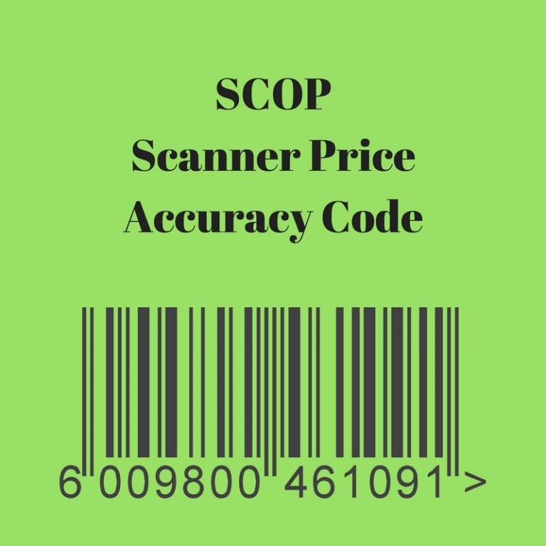 SCOP - Scanner Price Accuracy Code - Another way to save while shopping!
