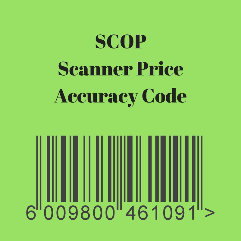 SCOP - Scanner Price Accuracy Code - Another way to save while shopping!
