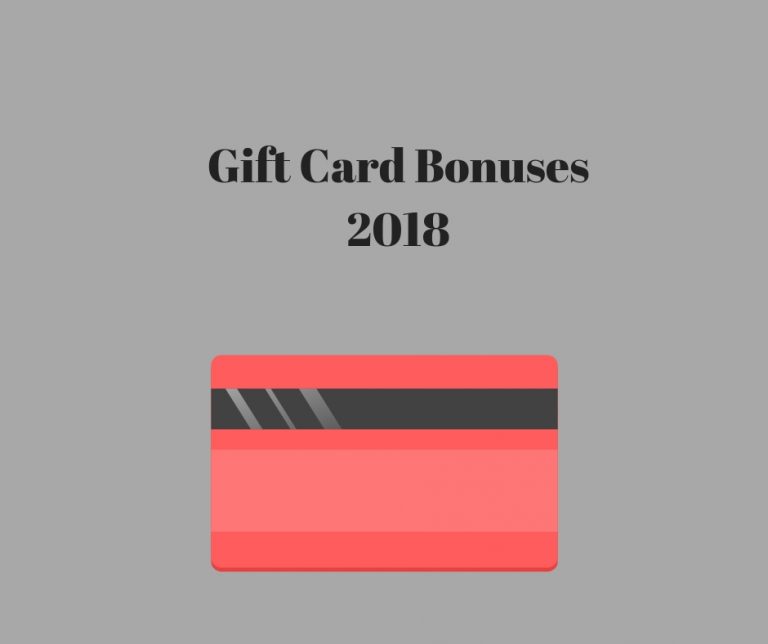Gift Card Bonuses 2018